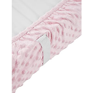 Simple Joys by Carter's Unisex Kids' Cotton Changing Pad Covers, Pack of 2, Blush/Pink, One Size