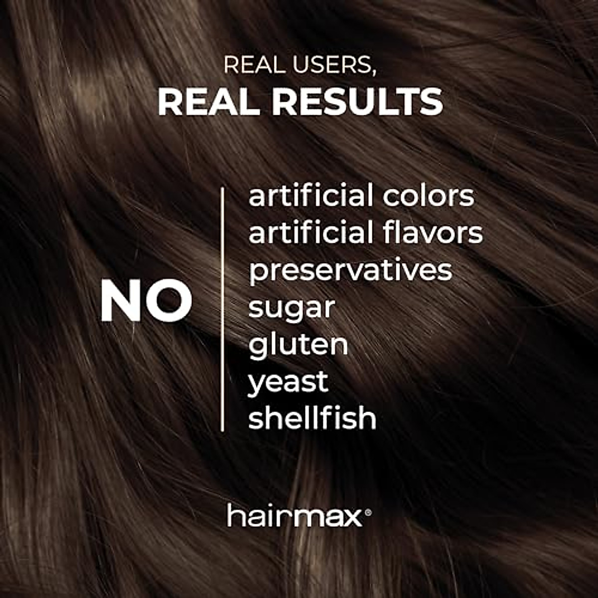 HairMax Hair, Skin and Nails Dietary Supplement – Hair Loss & Hair Regrowth Treatment. 2500mcg Biotin, DHT Blocker, MSM & Antioxidants, 60 Capsules