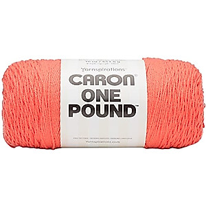 Caron Yarn ONE LB CC, Living Coral