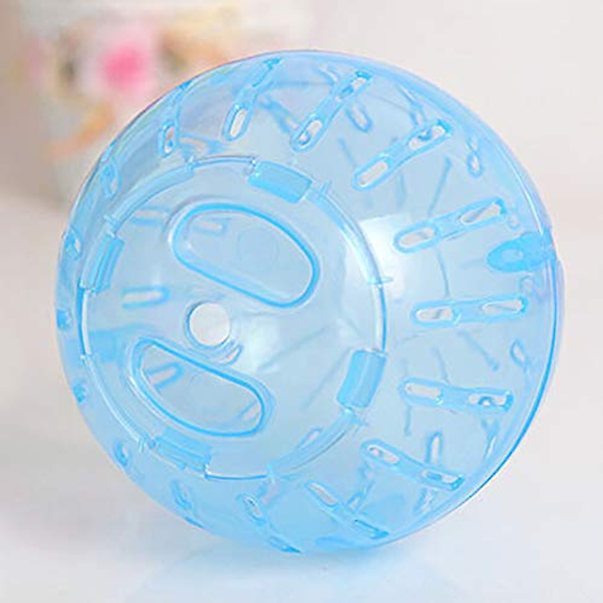 carduran 4inch Portable Transparent Hamster Rodent Pet Jogging Ball Exercise Play Toy Easy to Use Yellow