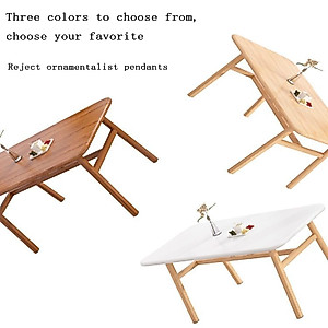 WXFKLDJ Modern Table Set with 4 Chairs, 5 Pcs Dining Table Set,Home Kitchen Breakfast Table and Chairs Set Ideal for Living Room, Breakfast Nook, Easy to Assemble,Cream,4 Chairs