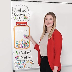 Really Good Stuff So Sweet Positive Behavior Jar, 44 Magnets | Classroom Reward System, Classroom Tools, Magnetic For Whiteboard, Classroom Must Haves