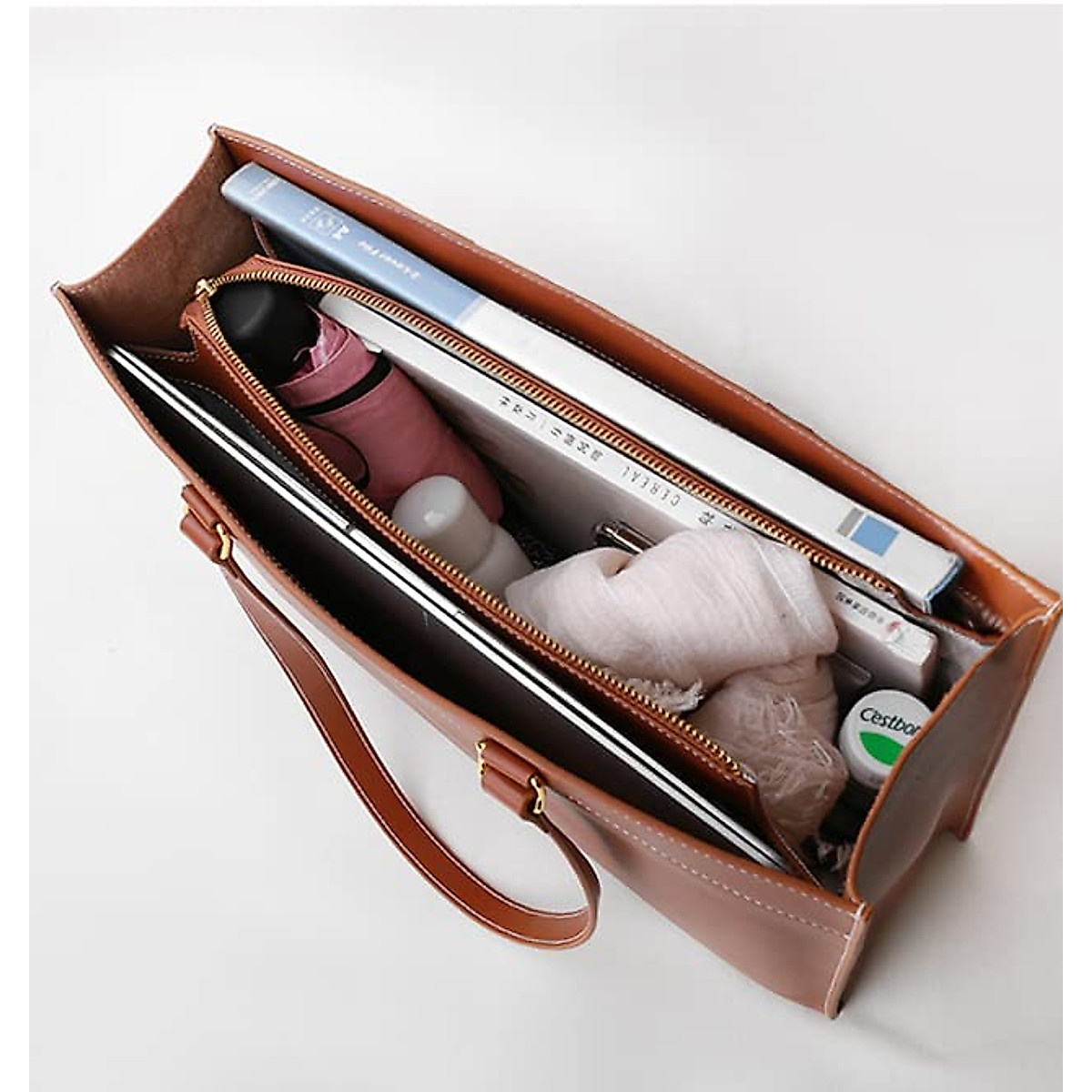 Women's Soft Leather Totes Crossbody Wallets Multi Pocket Shoulder Bags Crossbody Bags Medium