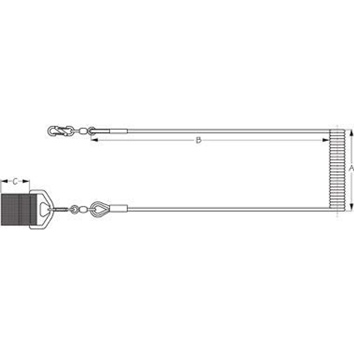 Sea-Lect Designs Premium Paddle Leash
