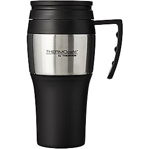 Thermos Thermocafé Steel Travel Mug-Black