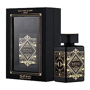Lattafa Perfumes Maahir, Maahir Black Edition & Bade'e Al Oud for Glory EDP-100ml(3.4 oz) with Magnetic Gift Box Perfect for Gifting