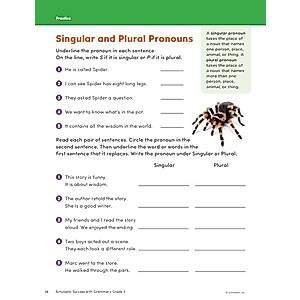 Scholastic Success with Grammar Grade 3 Workbook