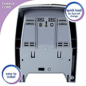 Scott Essential Hard Roll Paper Towel Dispenser (46253), Fast Change Smoke (Black)