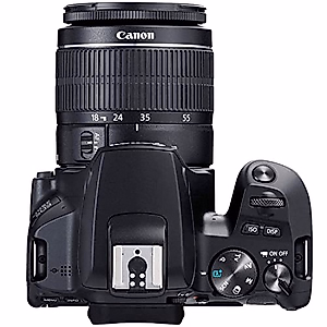 Camera Bundle for Canon EOS 250D / Rebel SL3 with EF-S 18-55mm f/4-5.6 is STM and EF 75-300mm f/4-5.6 III Lens + Accessories Bundle (128GB, 50in Tripod, Extra Battery, and More)