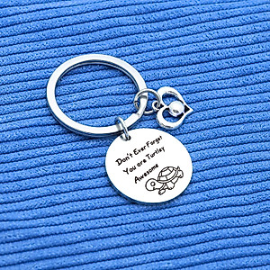 Nothers Turtle Lover Jewelry Inspirational Gift Inspirational Keychain Turtle Lover Gift (Turtle Lover Keychain)