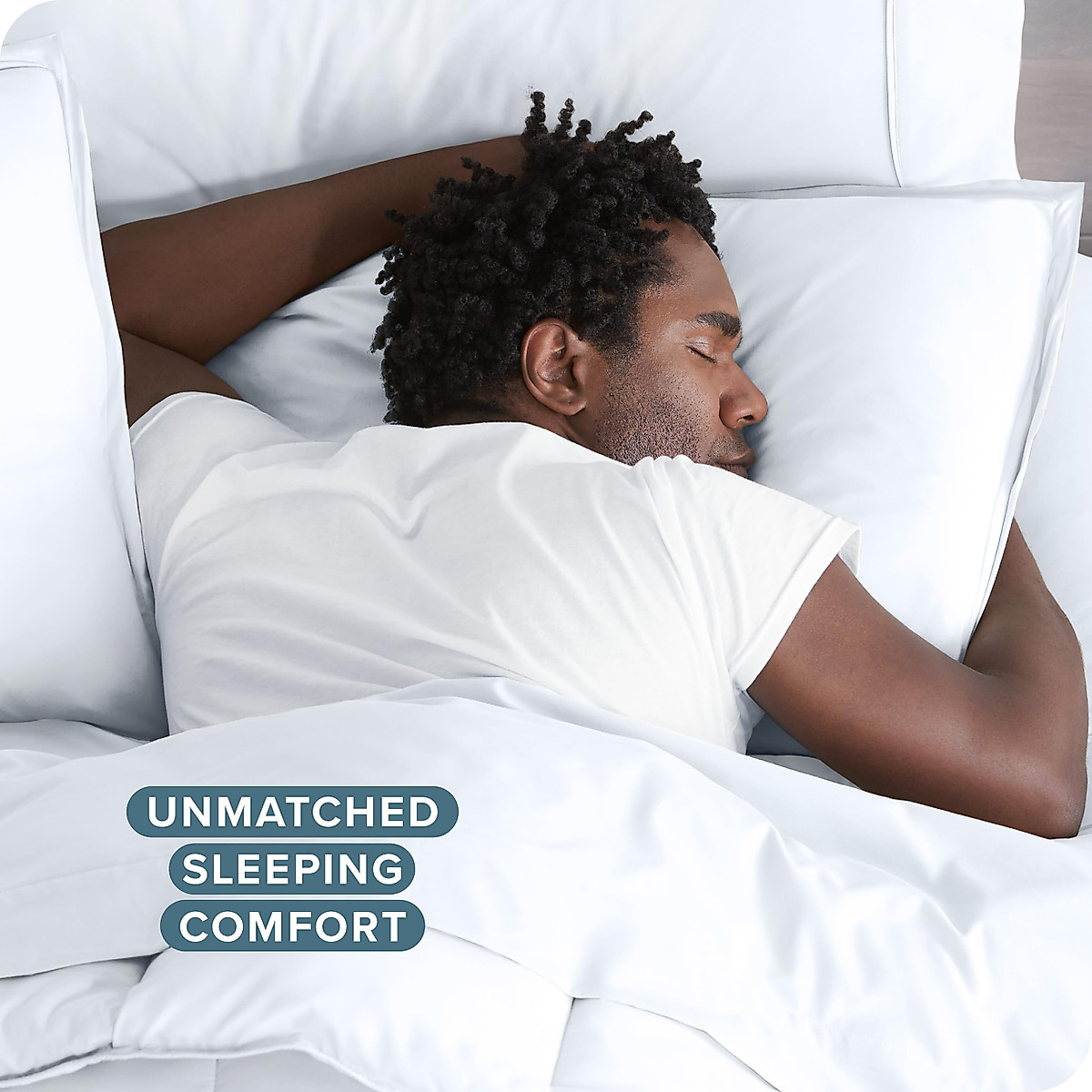 Bare Home Bedding Duvet Cover Queen Size - Premium 1800 Super Soft Duvet Covers Collection - Lightweight, Cooling Duvet Cover - Soft Breathable Bedding Duvet Cover (Queen, White)