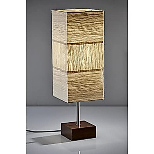Adesso 8026-15 Sahara Table Lamp, Brushed Steel