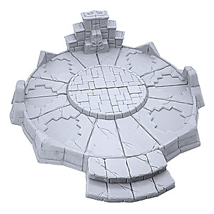EnderToys Forgotten Circular Temple by Makers Anvil, 3D Printed Tabletop RPG Scenery and Wargame Terrain for 28mm Miniatures