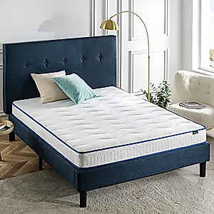 ZINUS 6 Inch Essential Innerspring Mattress, Full, Medium Firm Feel, CertiPUR-US Certified, Mattress in A Box