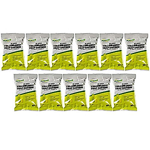 RESCUE! Yellowjacket Attractant Cartridge (10 Week Supply) – for RESCUE! Reusable Yellowjacket Traps - (11 Pack)