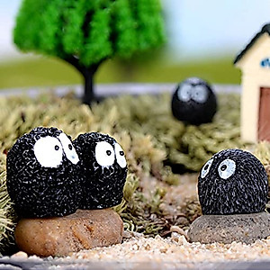 Glow in Dark Tree Elves,Mini Resin Briquette Elves,Gardening Potted Decorative Doll,Figurine Ornaments,Miniature Landscape Fairy Garden Gnome Decoration,Patio,Balcony,Outdoor,Lawn Decorations 50PCS