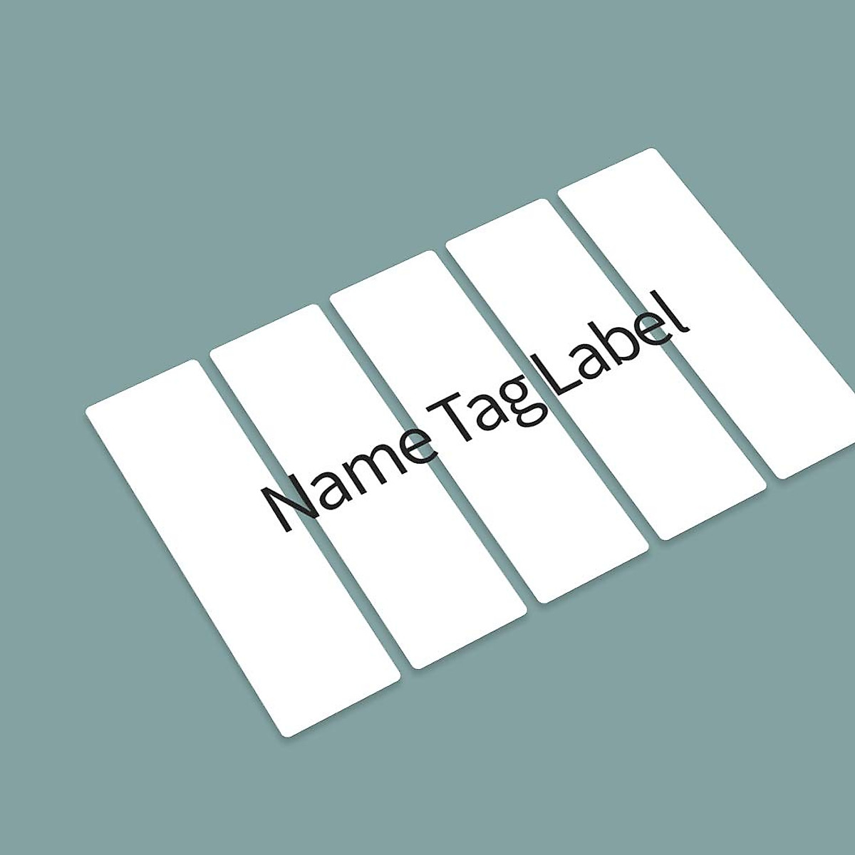 MANGOSLAB Nemonic Label Printer Paper Cartridge | Name Tag Stickers for Thermal Printer | Waterproof Personalized Sticker Labels (0.5 x 2 Inch)