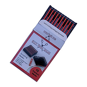 Rock Paper Shears - Sculpting Razor Replacement Blades for Styling Hair 10 Count