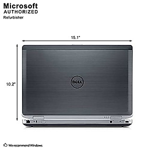 Dell Latitude E6530 15.6 Inch Business Laptop, Intel Core i5-3320M up to 3.3GHz, 8G DDR3, 500G, DVD, WiFi, VGA, HDMI, Win 10 Pro 64 Bit Multi-Language Support English/French/Spanish(Renewed)
