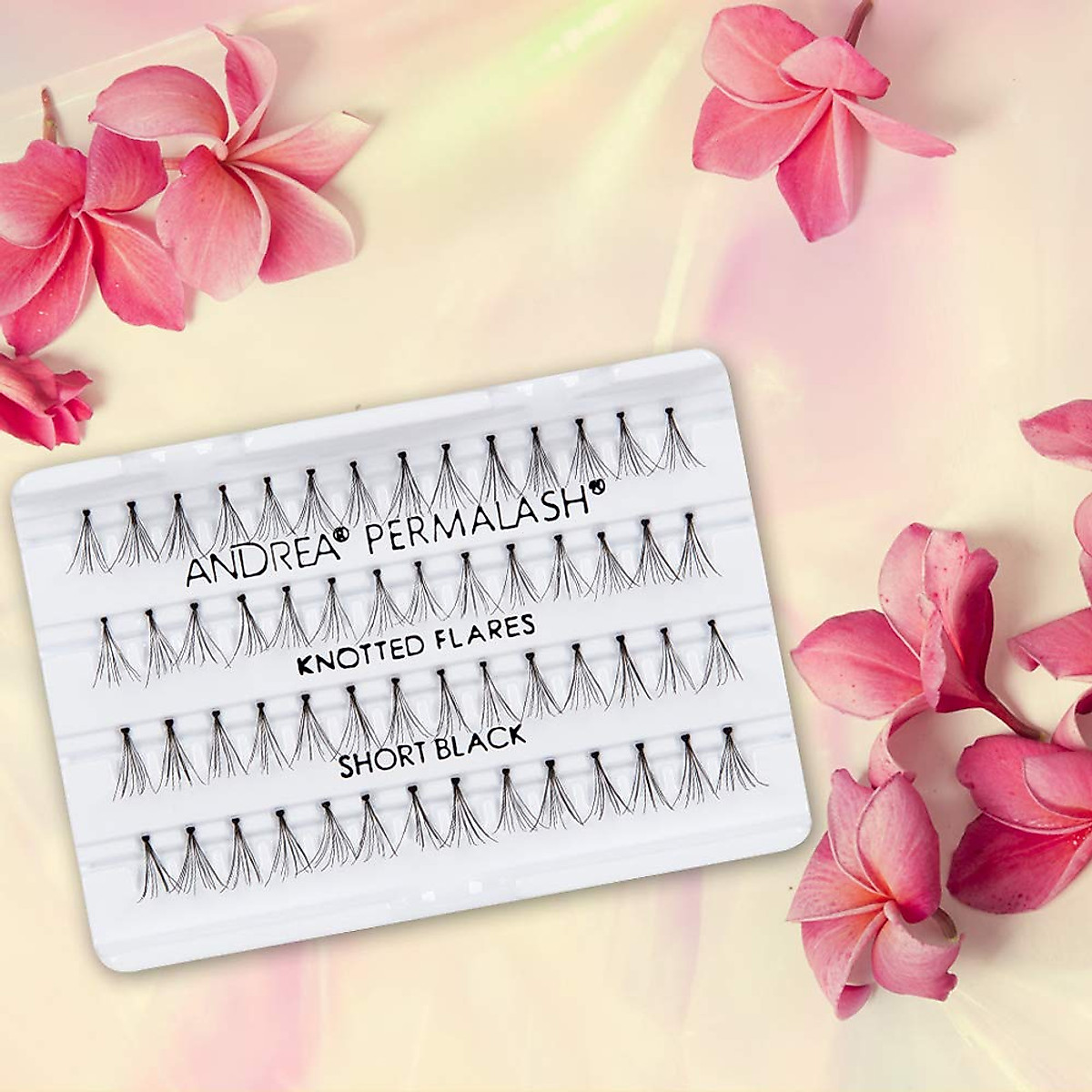 Andrea Knotted Flares False Lashes Short - Black, 4 Pack