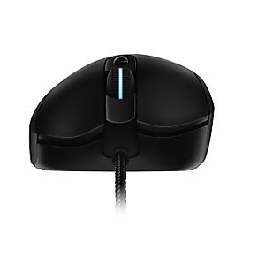Logitech G403 Hero Wired Gaming Mouse, Hero 16K Sensor, 16000 DPI, RGB Backlit Keys, Adjustable Weights, 6 Programmable Buttons, On-Board Memory, Braided Cable, PC/Mac/Laptop - Black