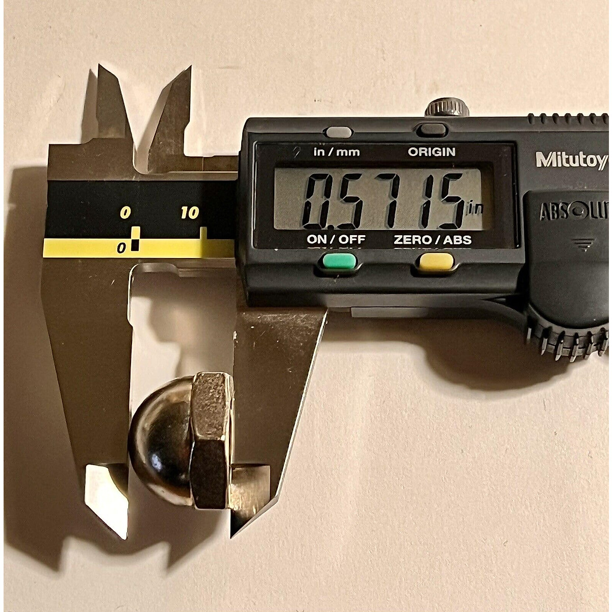 (4) 7/16-14 Acorn Cap Nut Brass Nickel Plated Rounded .437-14 7/16" Brass Nickel