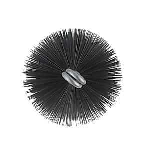 Trash Chute Door Supply Round Furnace Boiler Tube Brush Head Double Spiral with Loop (Wire, 2.75 Inch Diameter for 3 Inch Tubes)