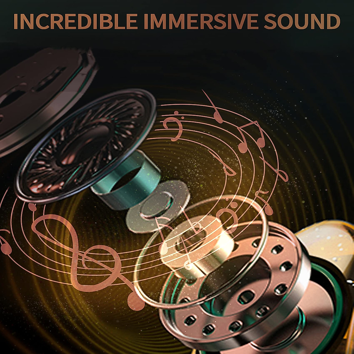 CCZ Coffee Bean in Ear Monitor, Immersive Bass Sound Wired in Ear Headphones, HiFi iem with 1DD Dynamic Driver Detachable Cable for Singers, Musicians, Stage, Drummer, Church (Without mic, Brown)