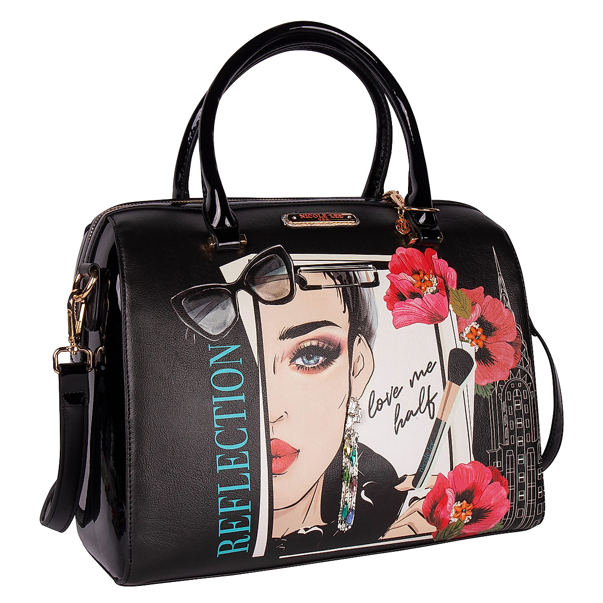 Nicole Lee LOVE ME HALF BOSTON BAG - LMH16506