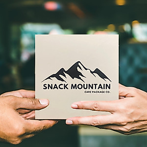 Snack Mountain Care Package 25 Count, Candy & Food Box for Teens & Adults, Birthday Snack Box, College Snacks for Final Exams, Chips, Popcorn, Variety Pack, College Students, Holiday Gift Snack Basket