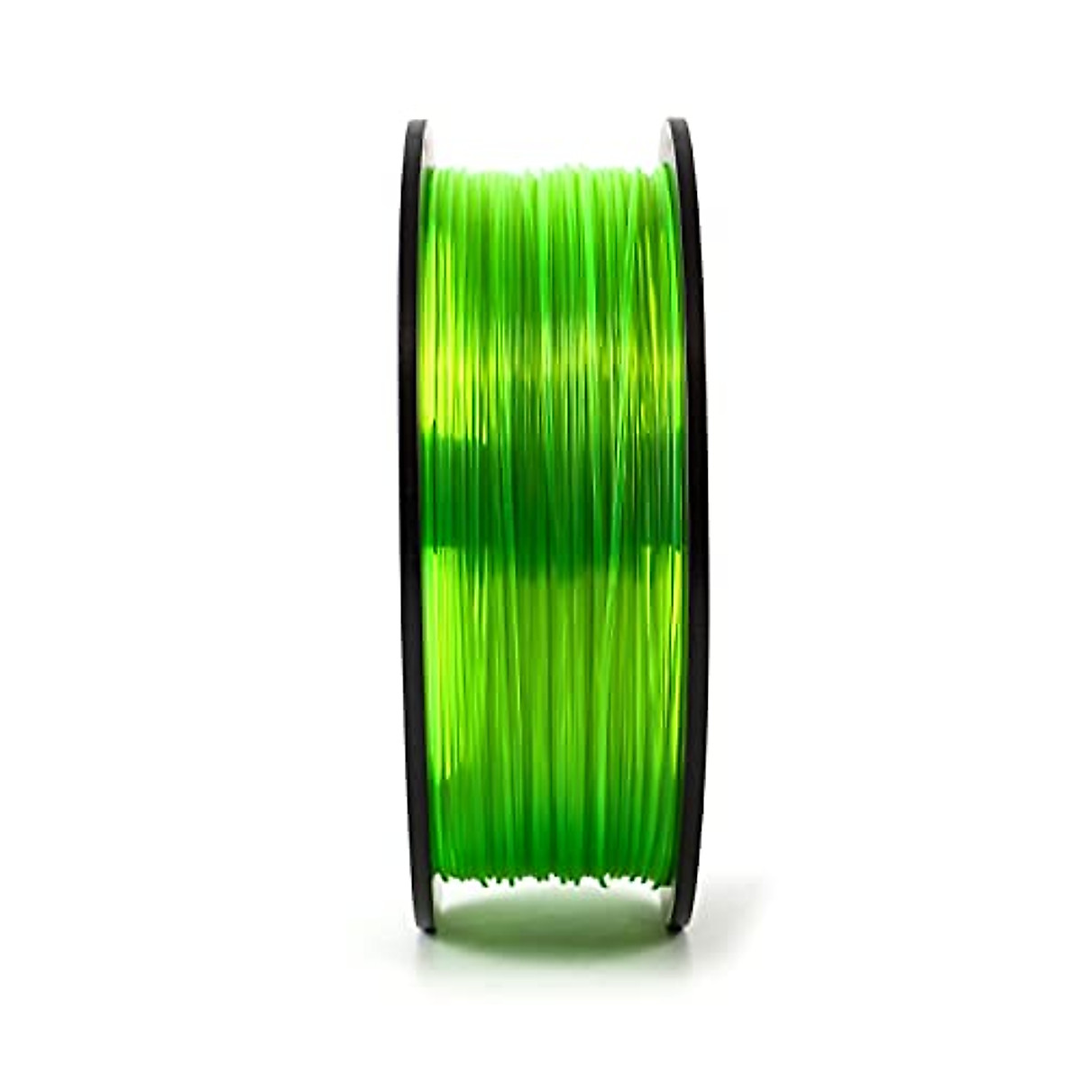 EX-ENERGY 3D Printer Filament PETG 1.75mm 1KG(2.2lbs) Spool ， Dimensional Accuracy +/- 0.02 mm (Transparent Green)