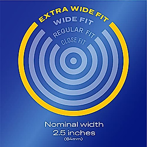 Durex Condom XXL Longer & Wider Natural Latex Condoms, Extra Wide Fit, 12 Count - Ultra Fine & Lubricated (Packaging May Vary)