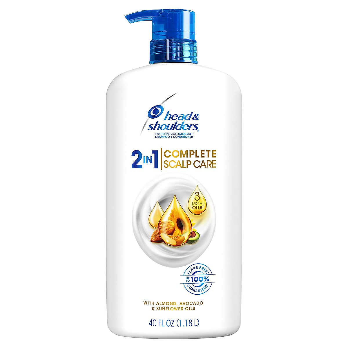 Head & Shoulders 2-in-1 Complete Scalp Care, 40 fl oz