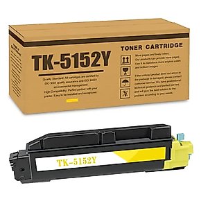 1-Pack TK5152 TK-5152Y Yellow Toner Cartridge Replacement for Kyocera TK-5152Y M6035cidn M6535cidn P6035cdn Printer.