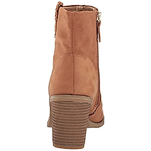 Dr. Scholl's Shoes Women's Mirage Mid Shaft Boots Calf, Chipmunk Brown Fabric, 8