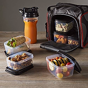 Fit & Fresh Jaxx FitPaks, Standard, Red & Black