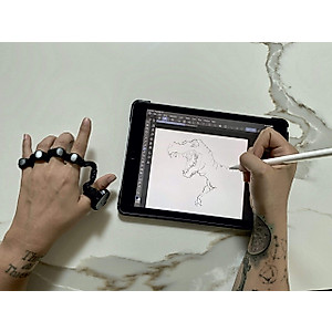 TAPWITHUS Tap Strap 2 - Wearable Keyboard, Mouse & Air Gesture Controller (Small-2021)