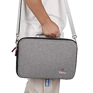 Mchoi Shockproof Carrying Case with Adjustable Shoulder Straps, for Apple Mac Mini M1 / Mac Mini M2, Apple Magic Keyboard & Magic Mouse, Case Only