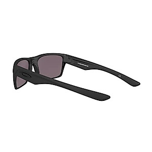 Oakley Men's OO9189 TwoFace Square Sunglasses, Steel/Prizm Grey, 60 mm