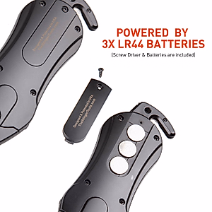 Stinger Personal Alarm Keychain Emergency Tool, Safety Panic Alarm Siren, Seat Belt Cutter, Glass Breaker, Security Device for Women Men Kid, Design in USA (Green Flower)