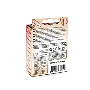 Crayola Colours of the World Wax Colouring Crayons - Assorted Colours (Pack of 24) | Colours That Represent Skin Tones from Around the World | Ideal for Kids Aged 3+