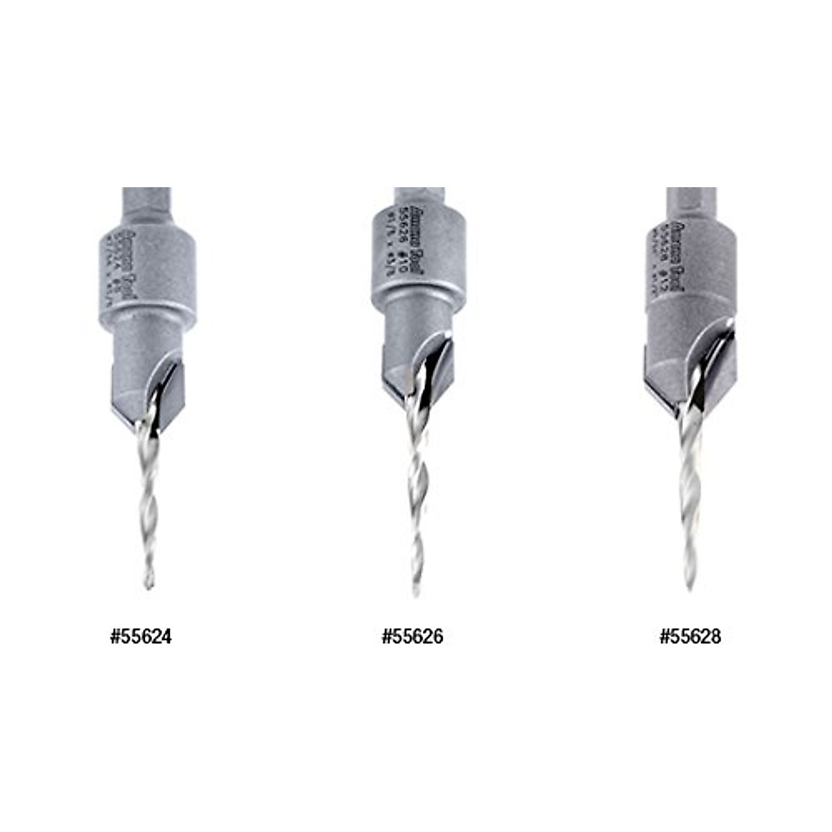 Amana Tool - 55624 Carbide Tipped 82° Countersink Taper #8 Screw 3/8 Dia x 7/64 Dril