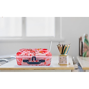 LIRUNQIU Diamond Painting Storage Containers, 120 Slots Diamond Art Accessories and Tools Kits Storage Box(Pink)