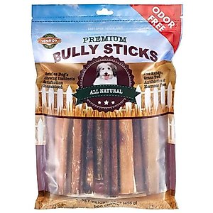 Lennox 6" Bully Sticks for Small & Medium Dogs | Long Lasting, Odorless, Premium All Natural Dog Treat | 100% Free Range, Grass Fed Beef | Rawhide Alternative | Promotes Dental Health - 16 Ounces