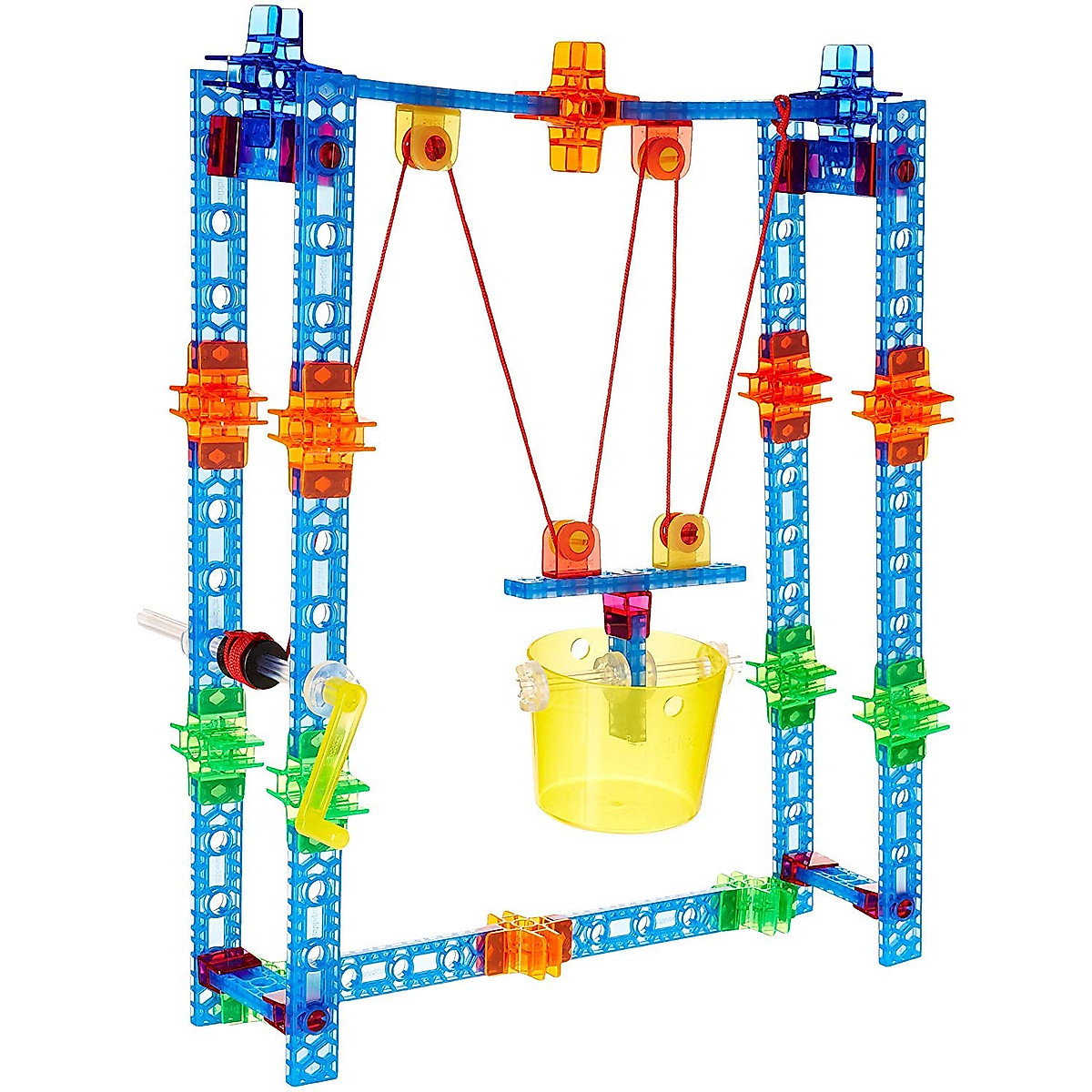 Brackitz Mini STEAM Education Center | STEM Construction Building Block Toy | Sensory Learning Toys for Children PreK-6 | 204 Pc Set