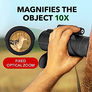STARSCOPE Monocular G3 - Long-Range 10x42 High Powered Monocular for Bird Watching, Hunting, Sports, and More | Small Monocular for Adults with BAK4 Prism and Wide Field of View