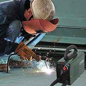 ARC Welder Mini, Cuwiny ARC200D 110v/220v IGBT Inverter Welding Machine, Maximum 140A MMA/Stick, Dual Voltage with High Frequency Duty Cycle Digital Display Welding.