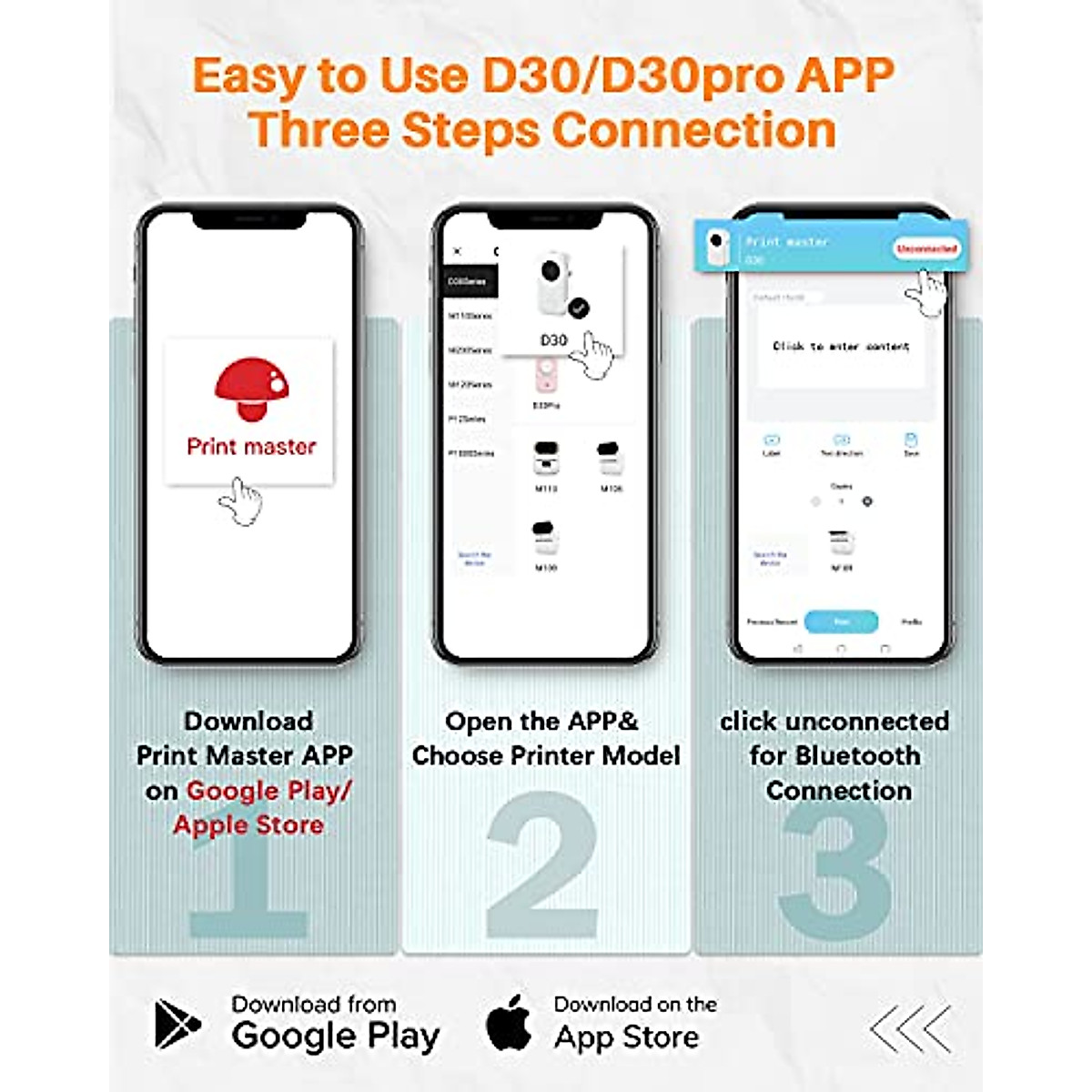 Memoqueen D30 Mini Label Printer - Portable Thermal Bluetooth Label Maker Machine with Tape,Small Sticker Printer Labeler Compatible with Phomemo D30 iOS&Android,for Home Office Organization,Pink