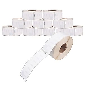 L LIKED Rolls Compatible Dymo 30252 1-1/8" X 3-1/2" Direct Thermal Labels, Premium Adhesive Address & Barcode Stickers - for Rollo, Labelwriter 450, 4XL & Zebra Desktop Printers (30252 - 10 Rolls)