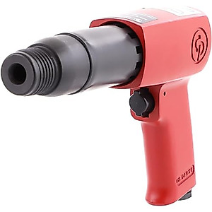 Chicago Pneumatic CP7150 - Air Hammer, Welding Equipment Tool, Construction, Heavy Duty, 0.401 Inch (10.2mm), Round Shank, Stroke 3.5 in / 89 mm, Bore Diameter 0.75 in / 19 mm - 2300 Blow Per Minute